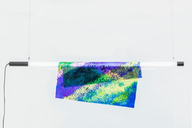 Contemporary Ceiling Lamp 'Particle' by Kueng Caputo, Blue, Green and ...