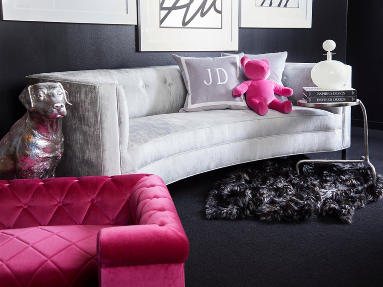 Contemporary Cellini Sofa Handcrafted by James by Jimmy Delaurentis For ...