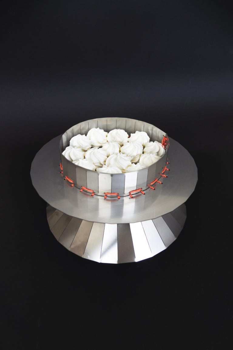 Contemporary Centerpiece in Stainless Steel Design Piece For Sale at ...