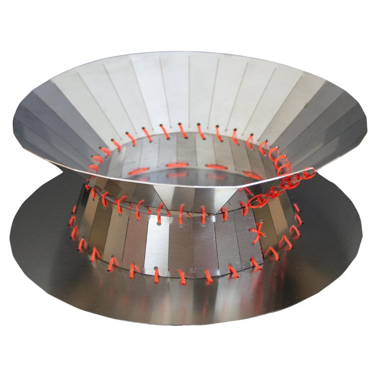Contemporary Centerpiece in Stainless Steel Design Piece For Sale at ...