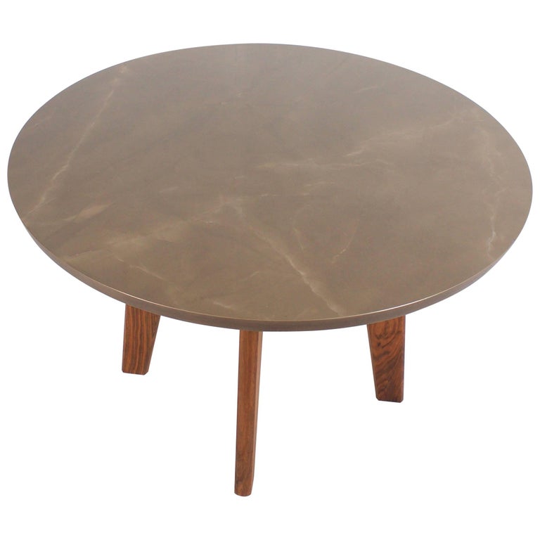 Contemporary Ceramic Round Dining Table For Sale at 1stDibs