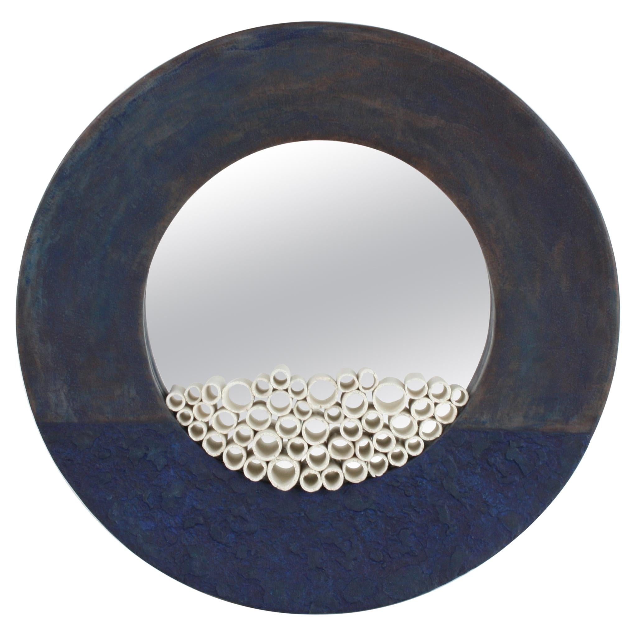Contemporary Ceramic Sculpture, Anneau Arc Bleu For Sale at 1stDibs