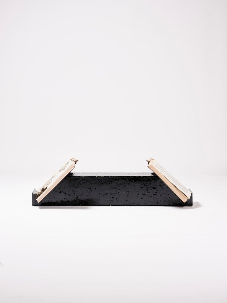 Contemporary Ceramic Table Lectern Reading Desk Glazed Earthenware Deep ...