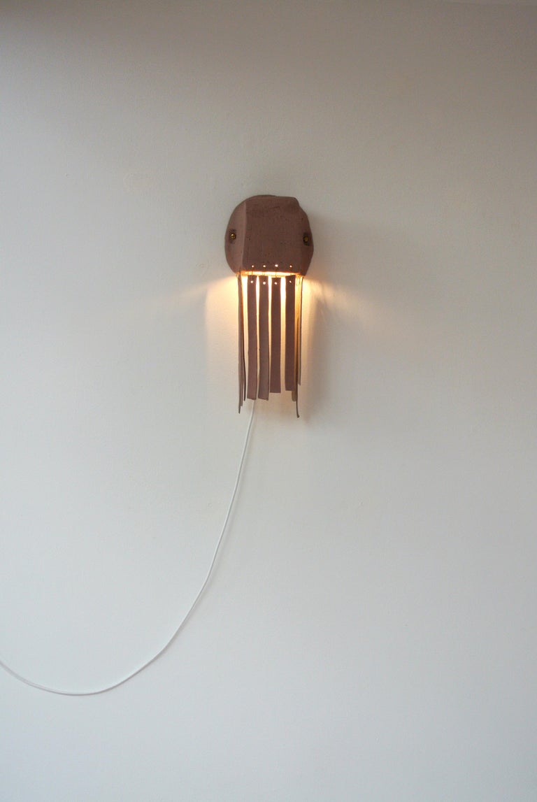 Contemporary Ceramic Wall Sconce by Danish artist Christine Roland at ...