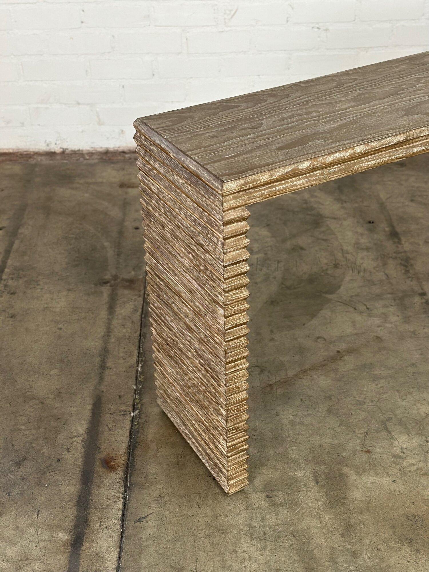 Contemporary Cerused Console For Sale at 1stDibs