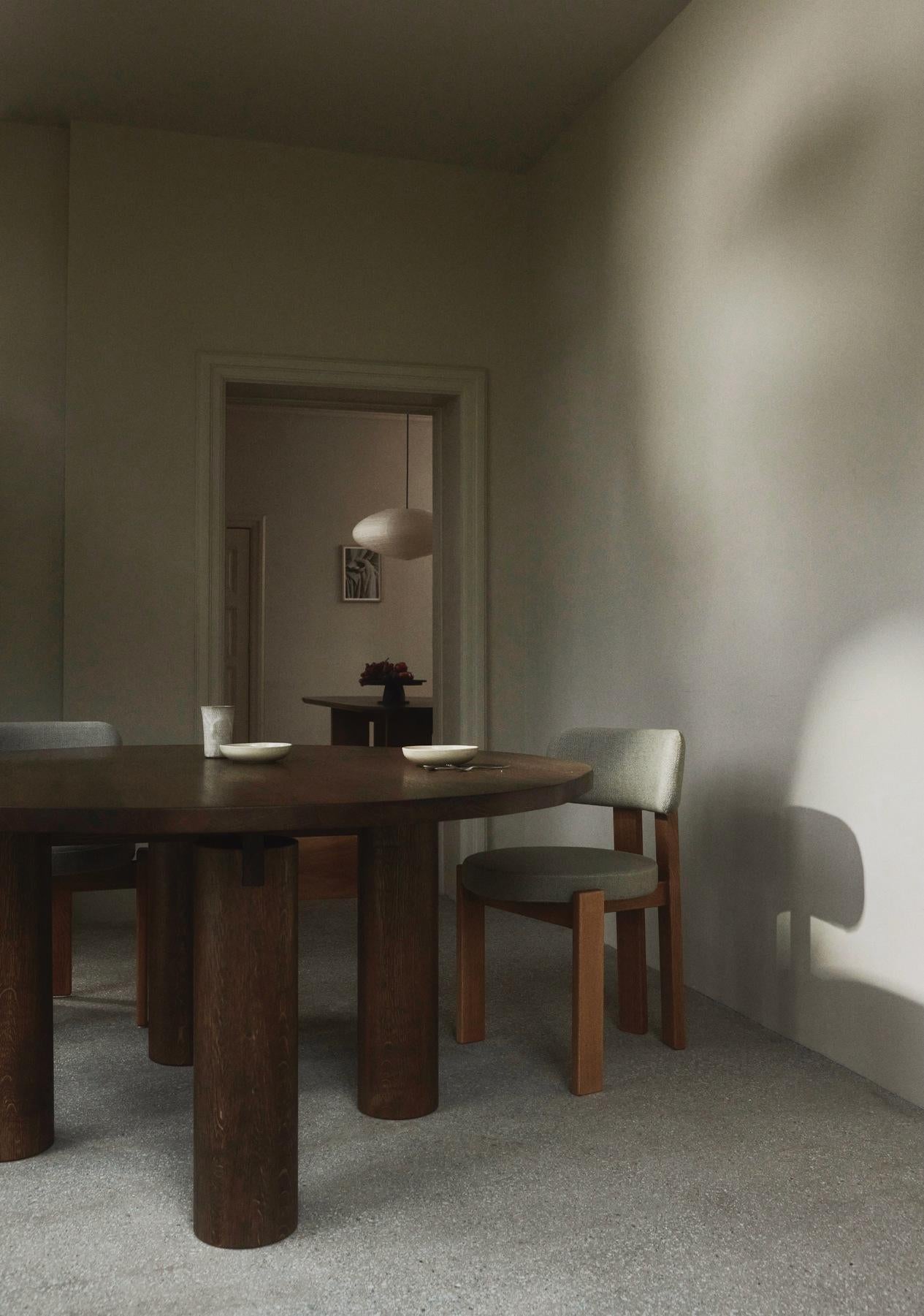 Contemporary Chair 'TR' by Fora Projects, Dark Brown Oak, Vidar 0472 For Sale at 1stDibs