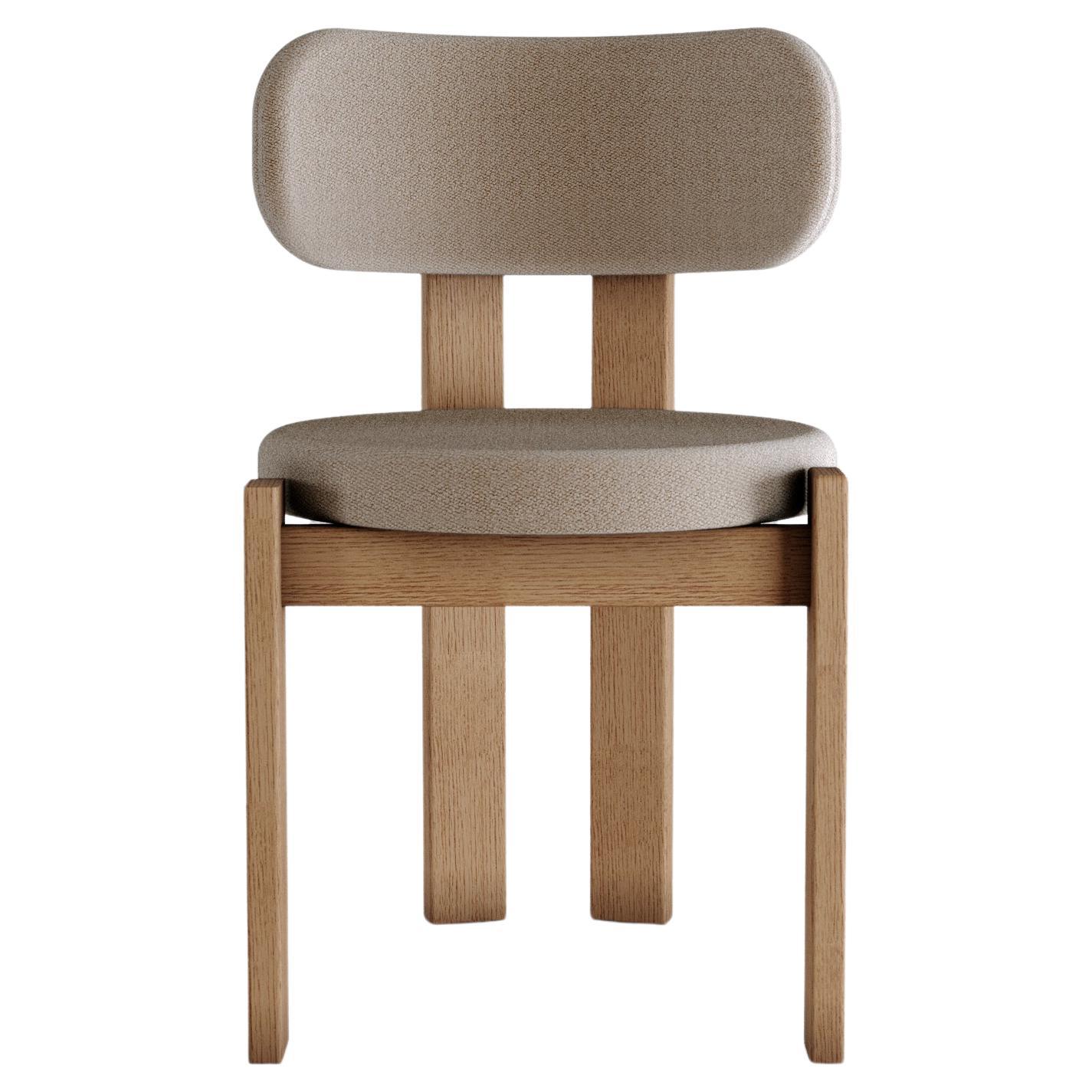 Contemporary Chair 'TR' by Fora Projects, Medium Oak, Vidar col.1511 ...