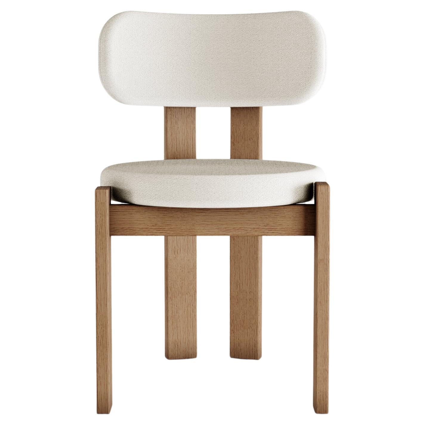 Contemporary Chair 'TR' by Fora Projects, Medium Oak, Vidar col.1511 ...