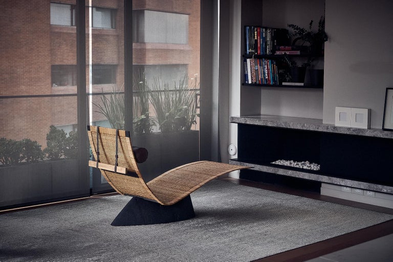 Contemporary Chaise Longue 'Cherlon' by Carmworks, Copper Fabric For ...