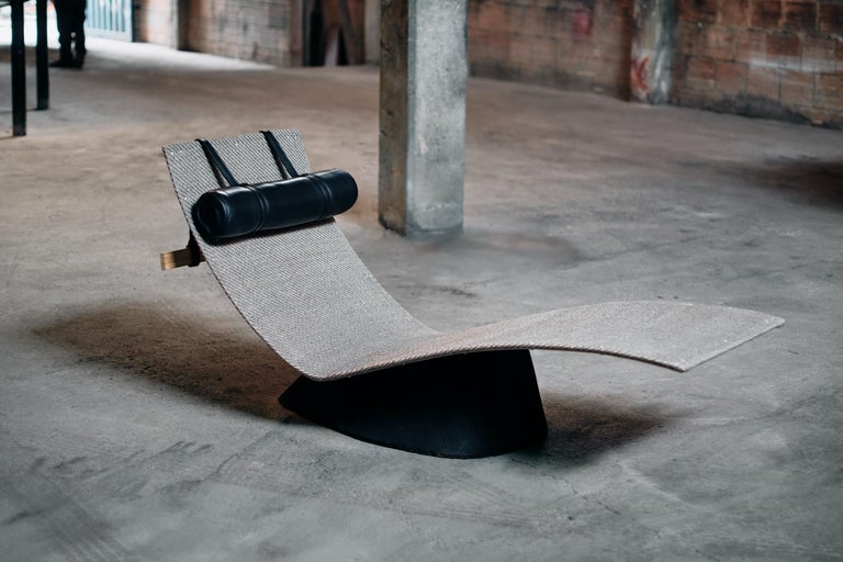 Contemporary Chaise Longue 'Cherlon' by Carmworks, Copper Fabric For ...