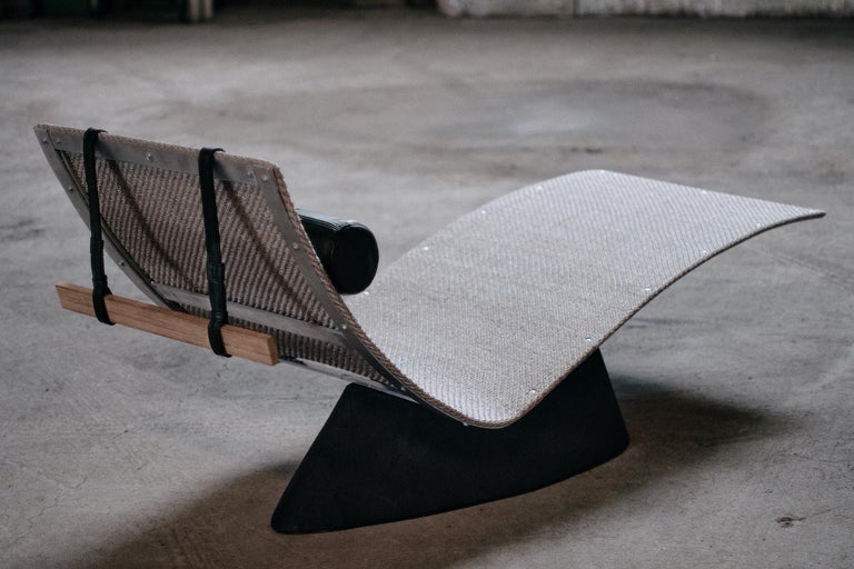 Contemporary Chaise Longue 'Cherlon' by Carmworks, Copper Fabric For ...