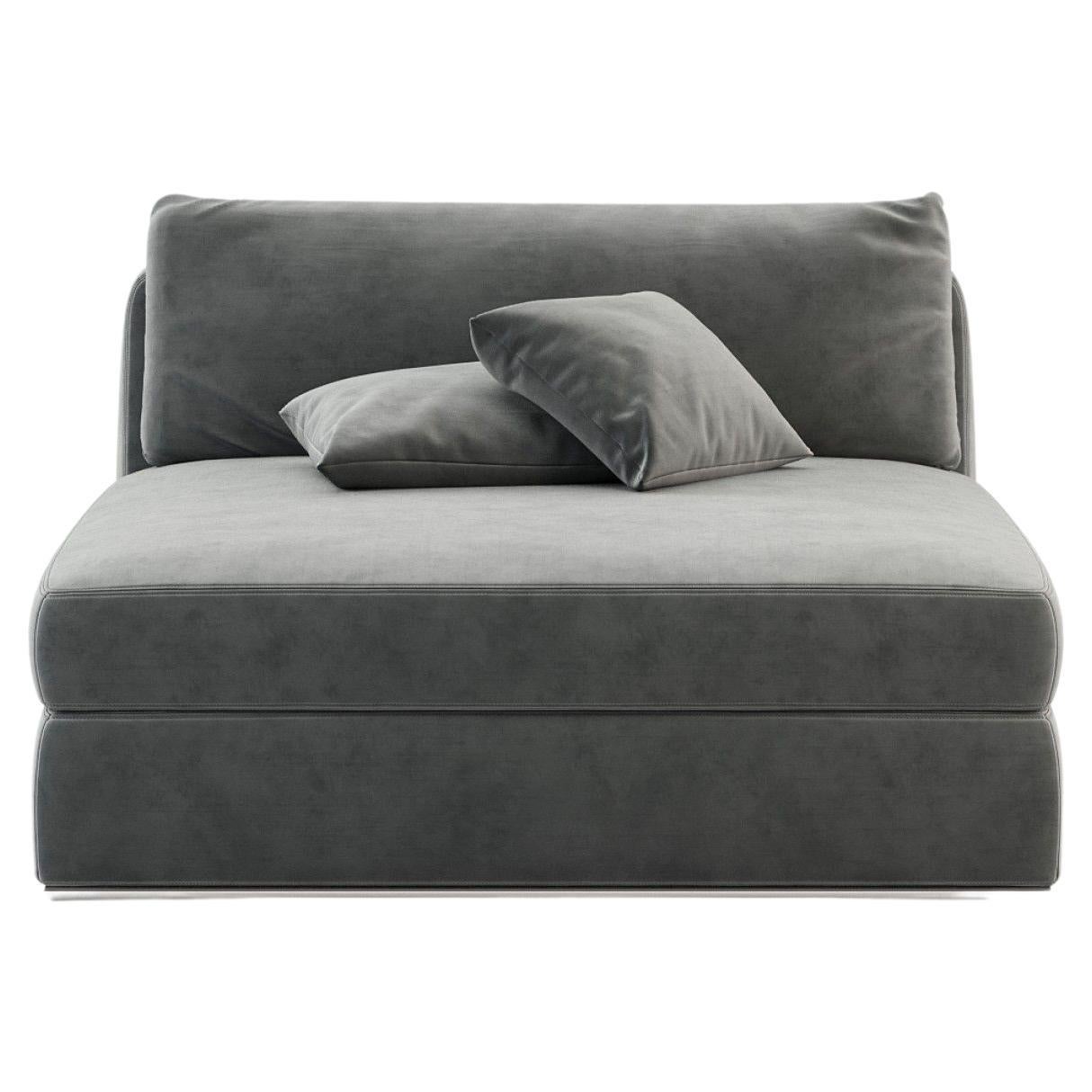 Extra Wide 55" Chaise Longue Offered In Rich Velvet For Sale at 1stDibs ...