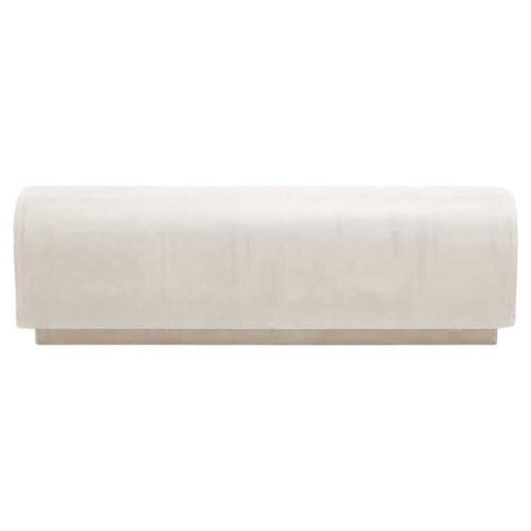 Contemporary Chalk Plaster Bench, Chubby Bench by Faye Toogood For Sale ...
