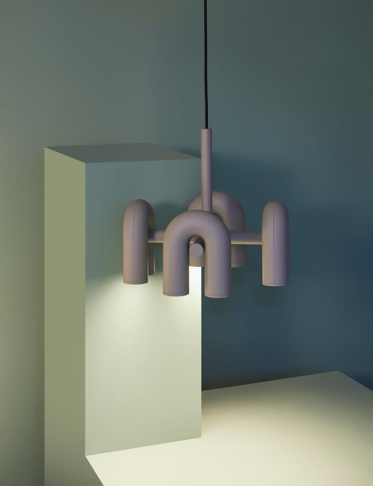 Contemporary Chandelier 'Cirkus' by AGO 'Small - Charcoal' For Sale at ...
