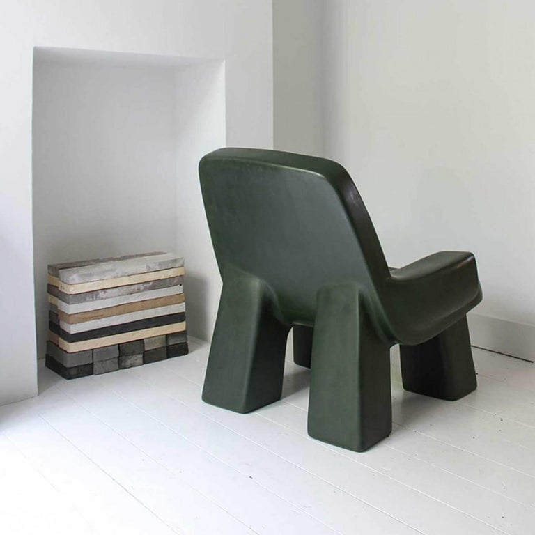 Contemporary Charcoal Fiberglass Armchair, Fudge Chair by Faye Toogood ...