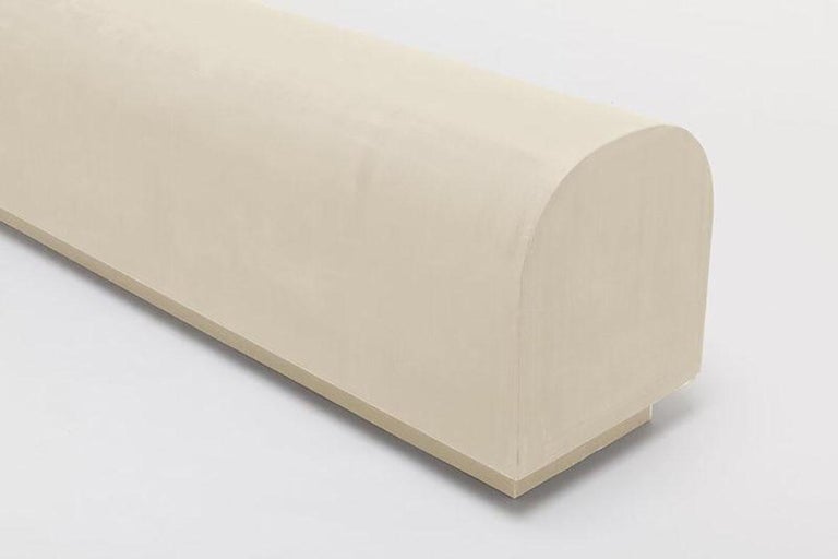 Contemporary Charcoal Plaster Bench, Chubby Bench by Faye Toogood For ...