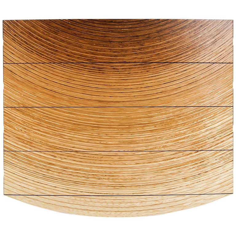 Contemporary Chest of Drawers in Fumed Oak, Oak and Ash by Edward ...