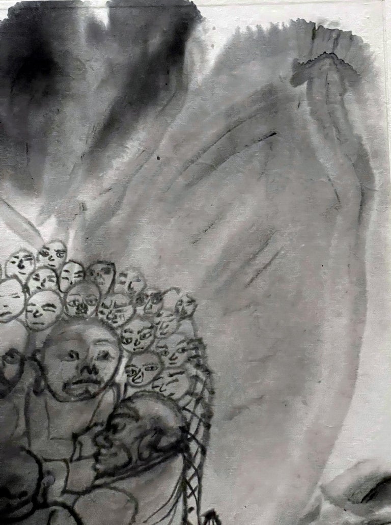 Contemporary Chinese Ink Wash Painting by Li Jin For Sale at 1stDibs