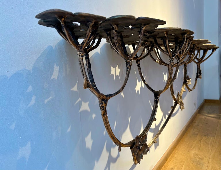 Contemporary 'Chlorophyll XL' Bronze Console by Mark Brazier-Jones For ...