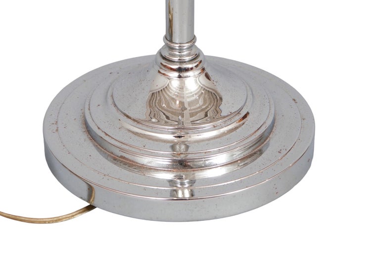 Contemporary Chrome Adjustable Floor Lamp at 1stDibs