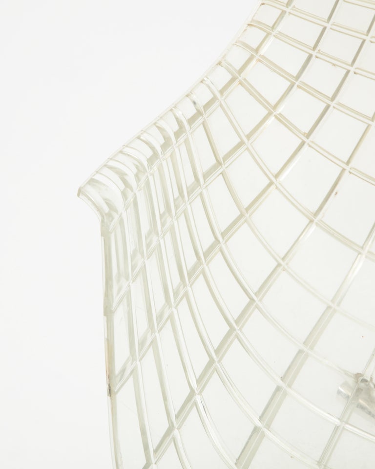 Contemporary Chrome and Acrylic Italian Driade Desk Chairs For Sale at ...