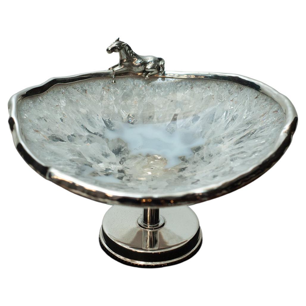 Rock Crystal Centerpiece by Phoenix For Sale at 1stDibs