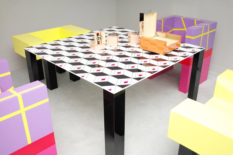 Contemporary Coco Table in Aluminum by Altreforme For Sale at 1stDibs