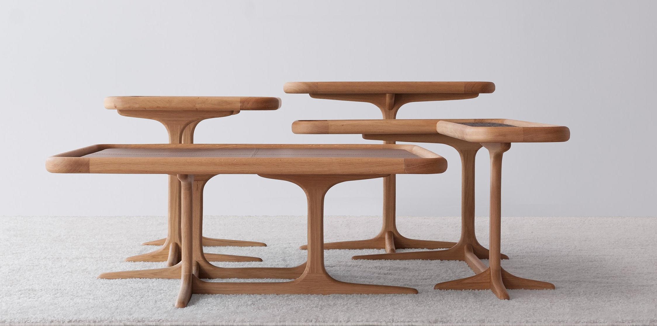 Contemporary Coffee Table Composition in Natural Oak and Firenze ...