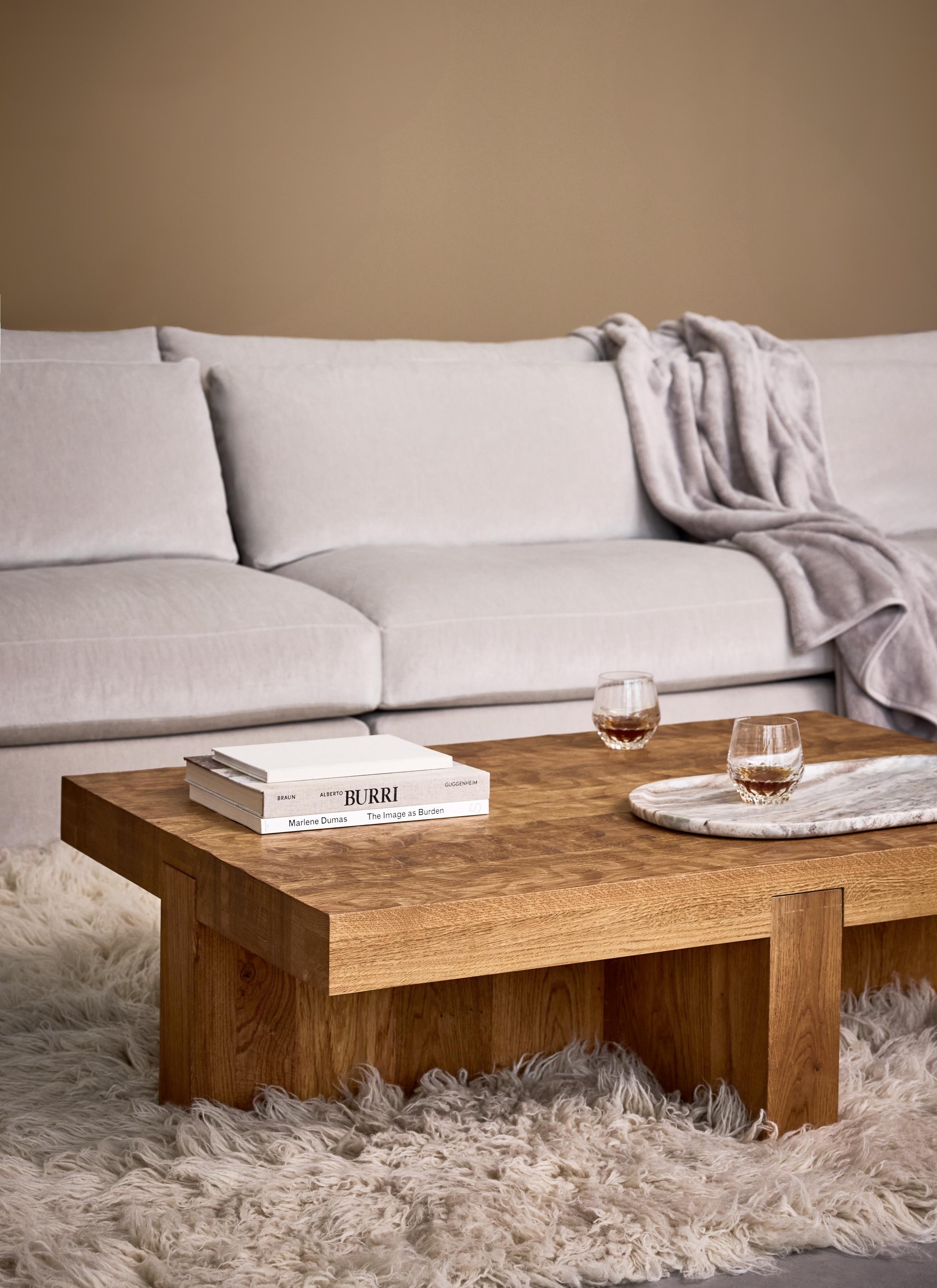 Contemporary Coffee Table 'Lowtide' by LINTELOO, 180-80, Rectangular ...