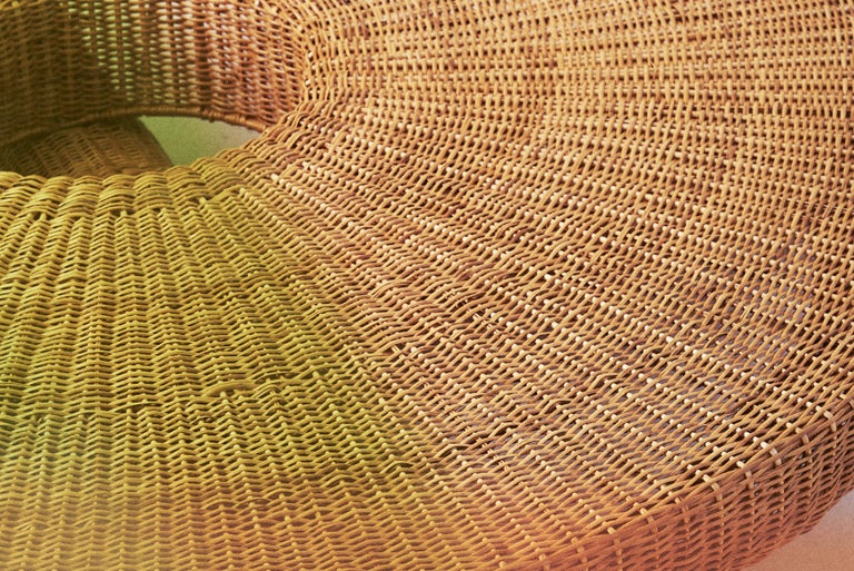 Contemporary Coffee Table, Sustainable Natural Yaré Fiber, by Fango For ...