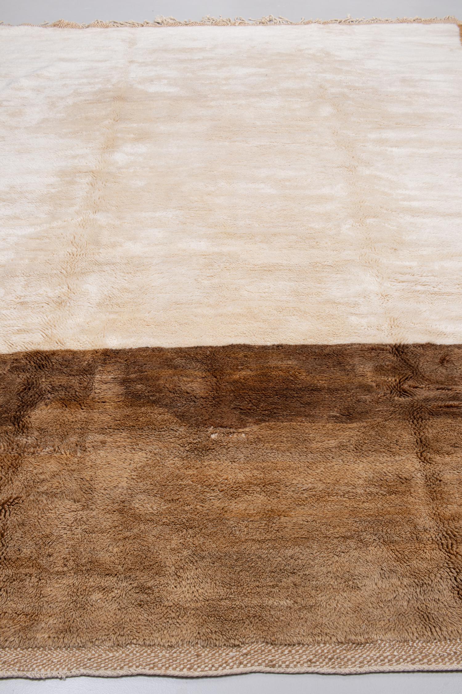 Contemporary Color Block Moroccan Rug For Sale at 1stDibs