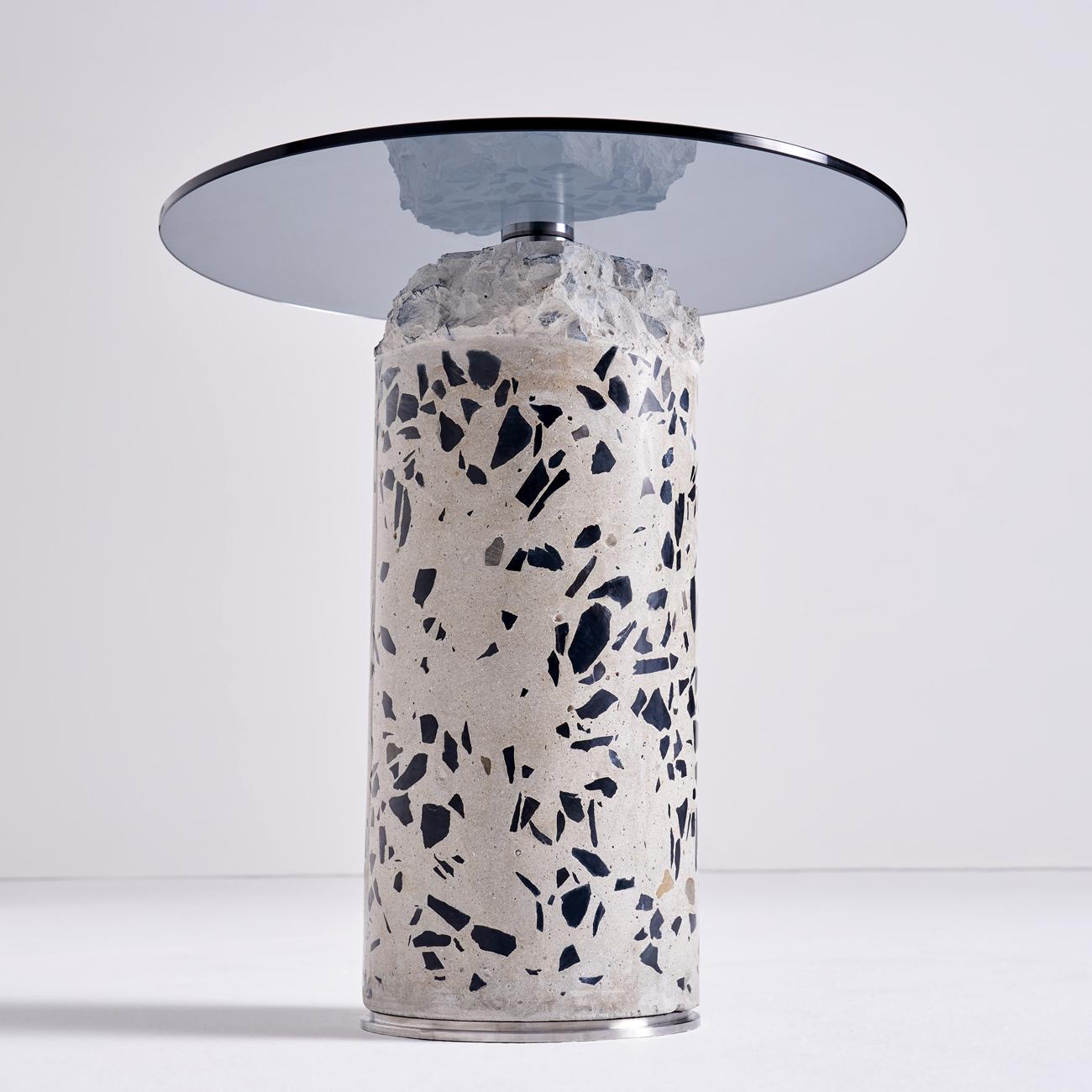 Contemporary Concrete Side Table, Rough by Oliver Whyte For Sale at 1stDibs