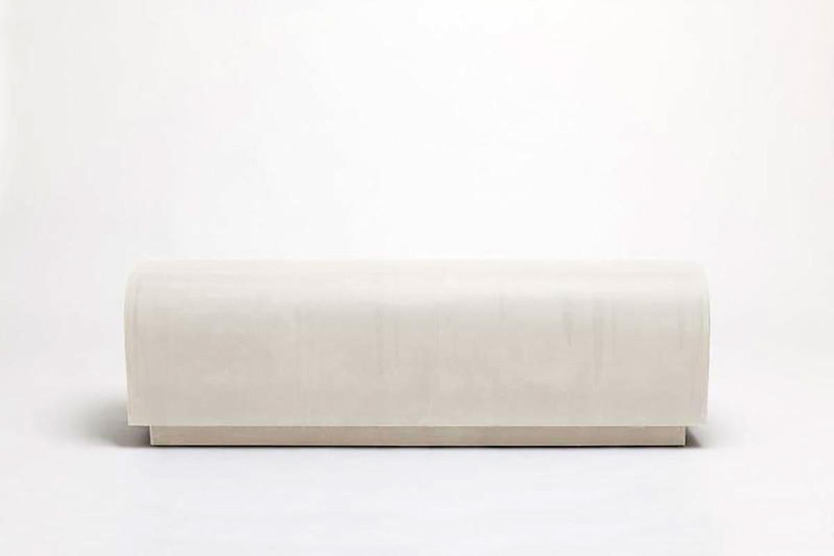 Contemporary Cream Plaster Bench, Chubby Bench by Faye Toogood For Sale ...