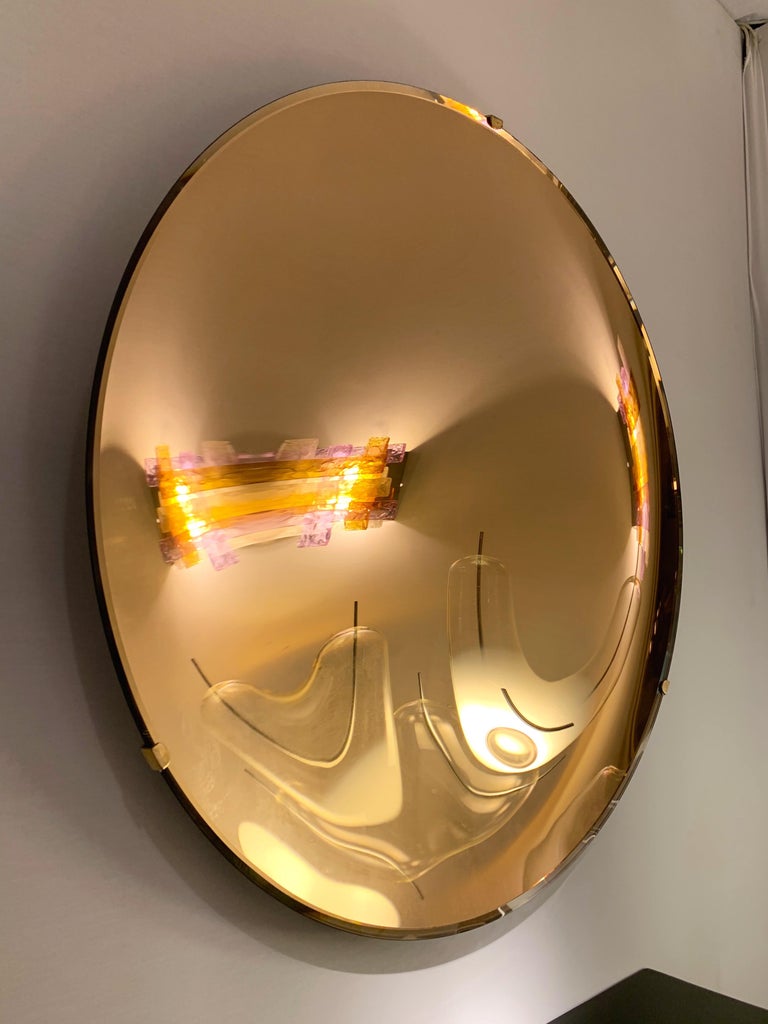 Contemporary Curve Mirror, Italy For Sale at 1stDibs