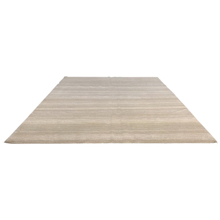 Contemporary Custom-Made Strié Rug by Stark Carpet at 1stDibs