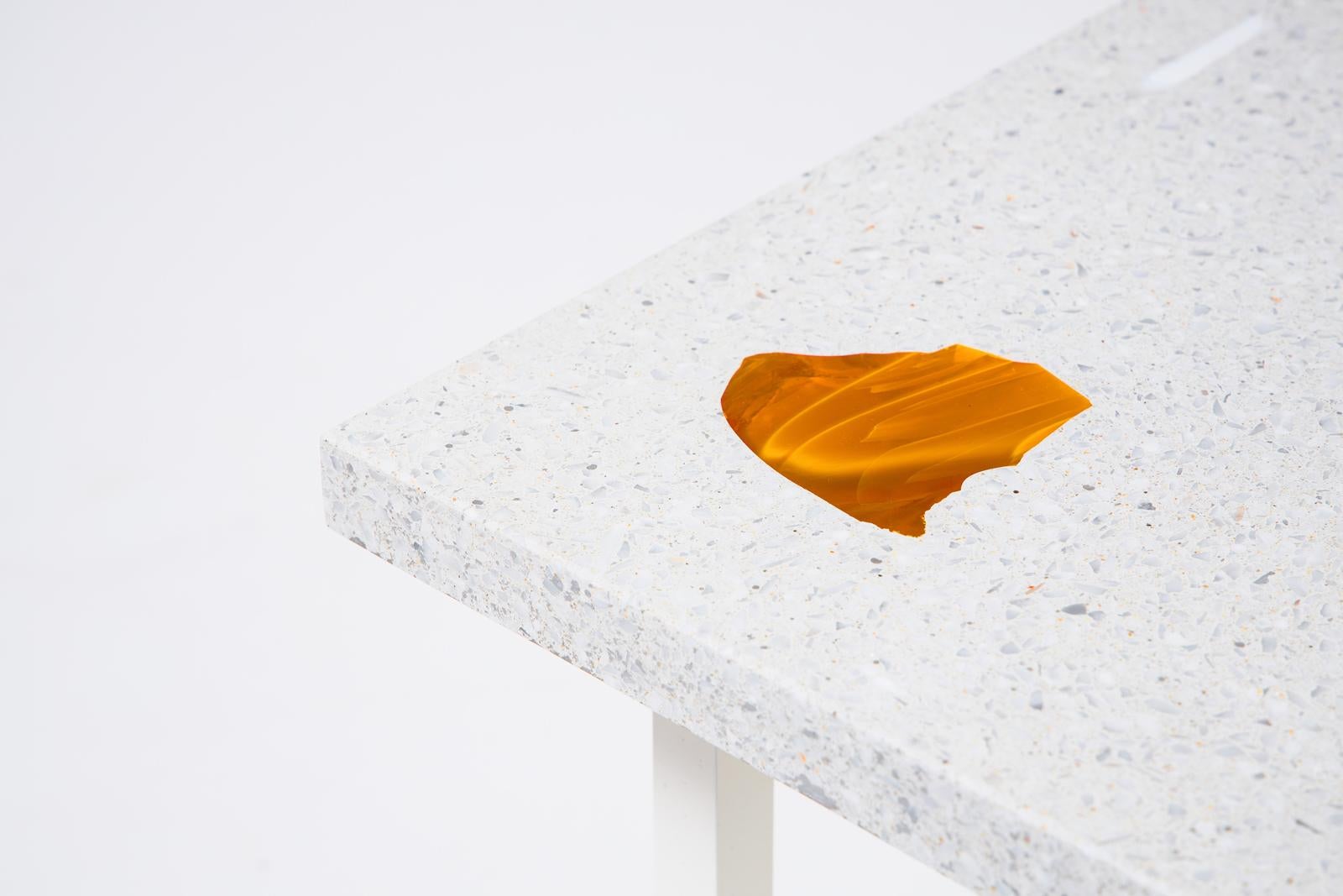 Contemporary Customizable Square Basis Rho Neoterrazzo Coffee Table For ...