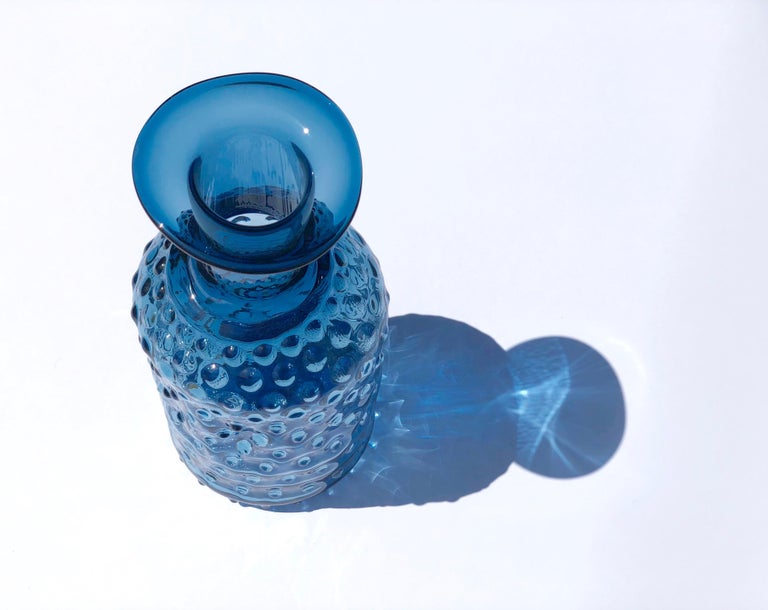 Contemporary Czech Studio Glass Bottle or Vase For Sale at 1stDibs