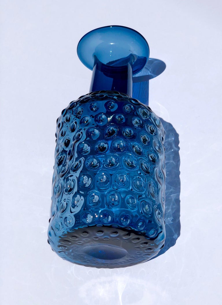 Contemporary Czech Studio Glass Bottle or Vase For Sale at 1stDibs