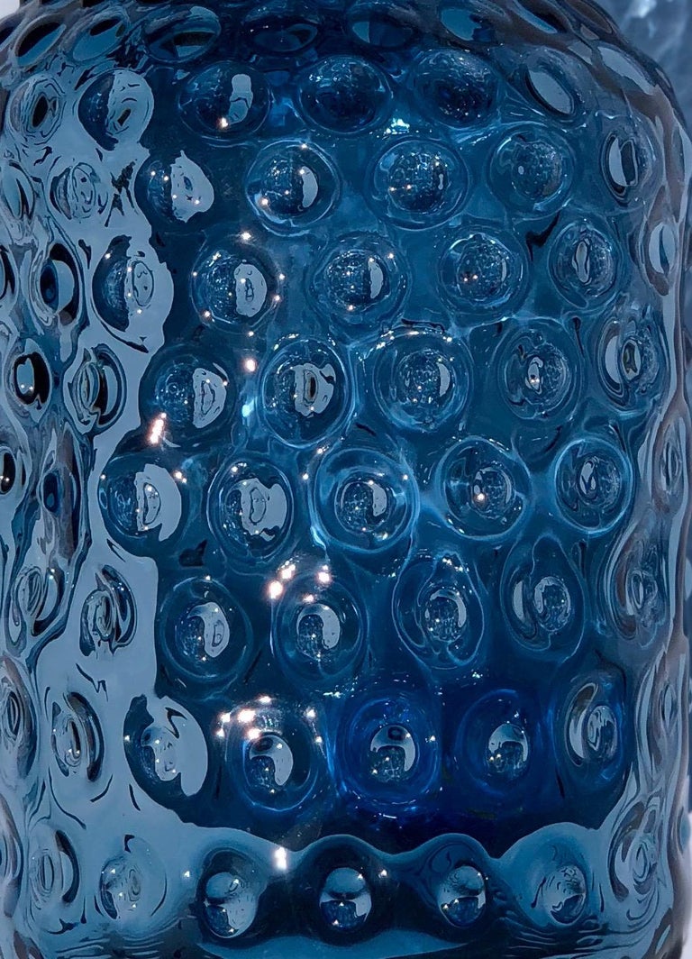 Contemporary Czech Studio Glass Bottle or Vase For Sale at 1stDibs