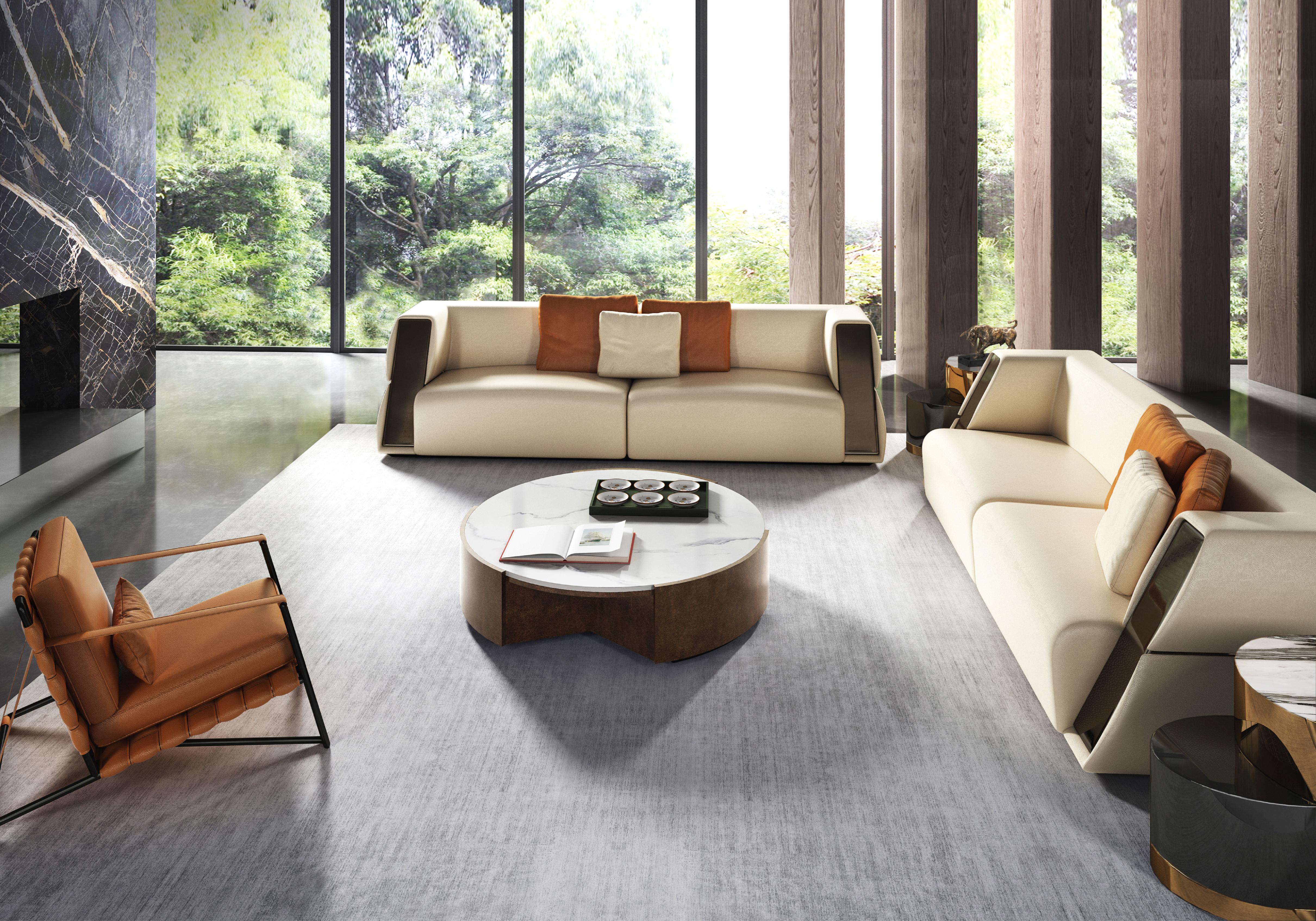 Contemporary Design, Iconic Armchair in Velvet TL-2681 For Sale at 1stDibs