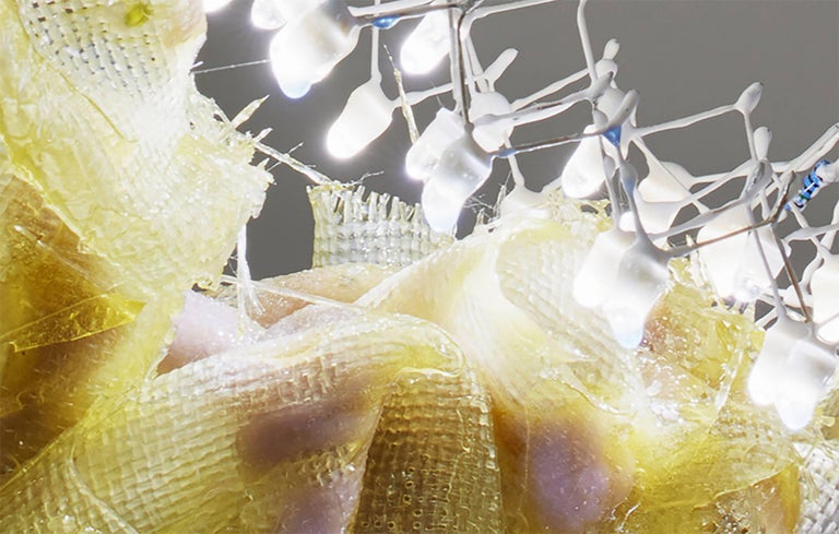 Contemporary Design Light, Table Lamp in Epoxy Resin, Fiberglass, Led ...