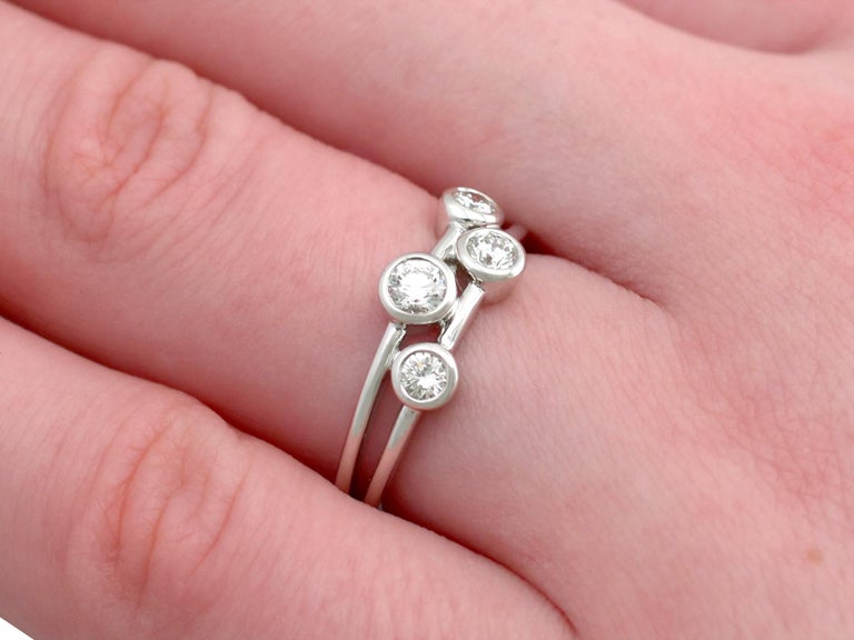 Diamond and White Gold Raindance Style Ring, Circa 2000 at 1stDibs ...