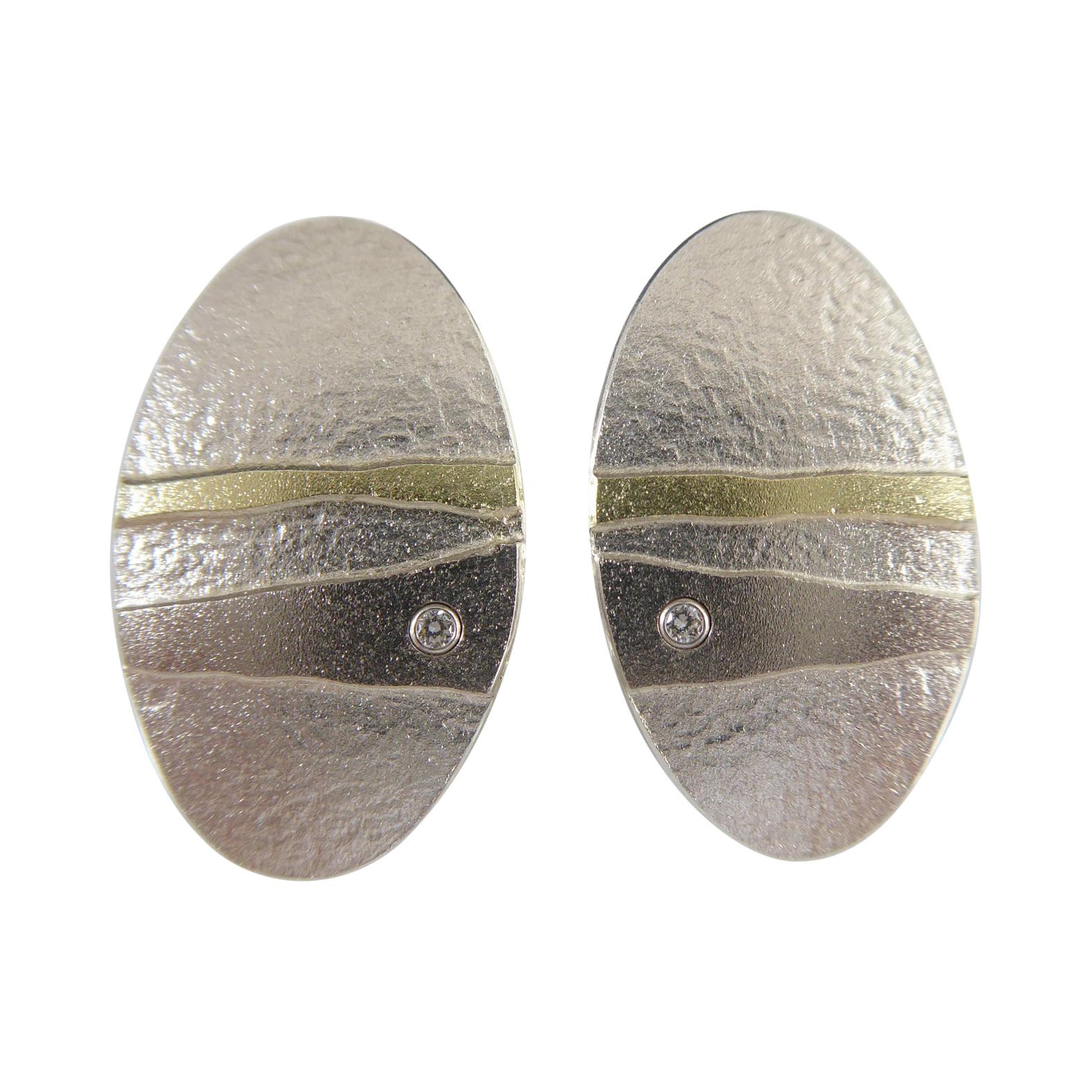 Contemporary Diamond Earrings, Marquise Cut Diamonds, Paul Spurgeon ...