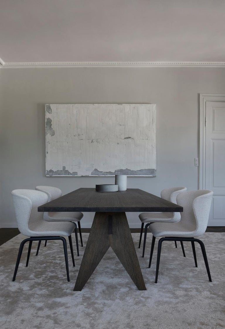 Contemporary Dining Room Table 'POSE', 300, Black Oak + More Sizes For ...
