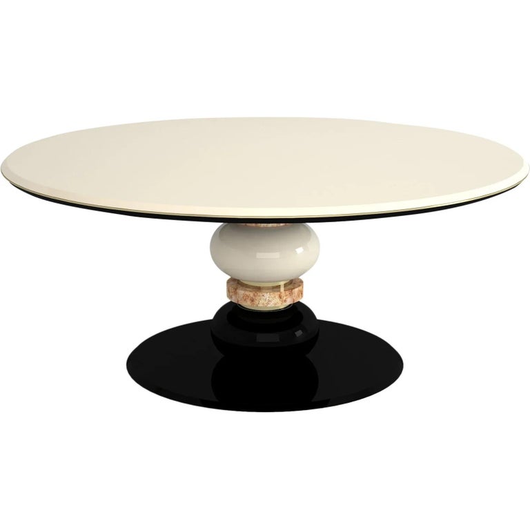 Art Deco Style Dining Table in High Gloss French Lacquer For Sale at ...