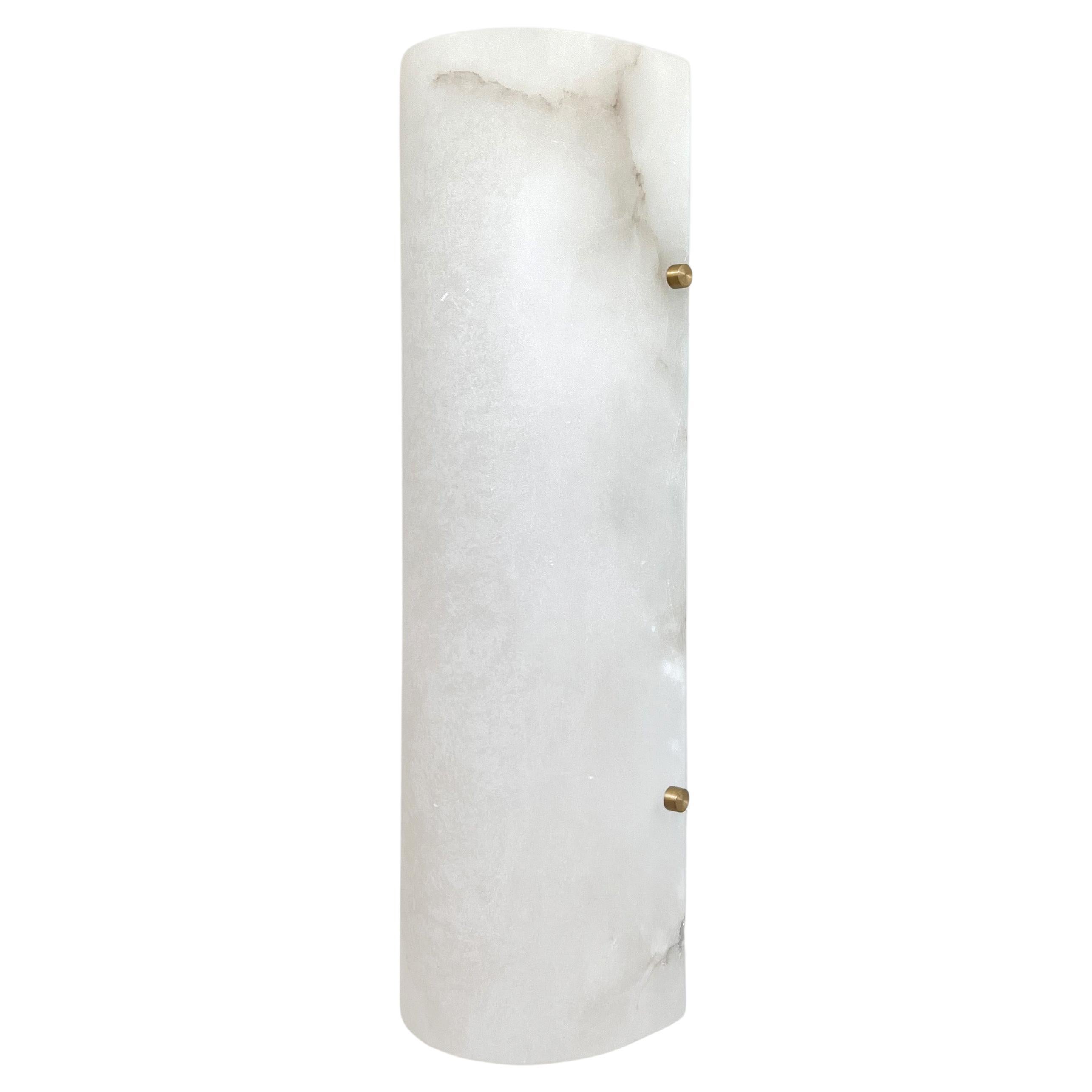 Contemporary Domo Sconce 101A in Alabaster Orphan Work For Sale at 1stDibs