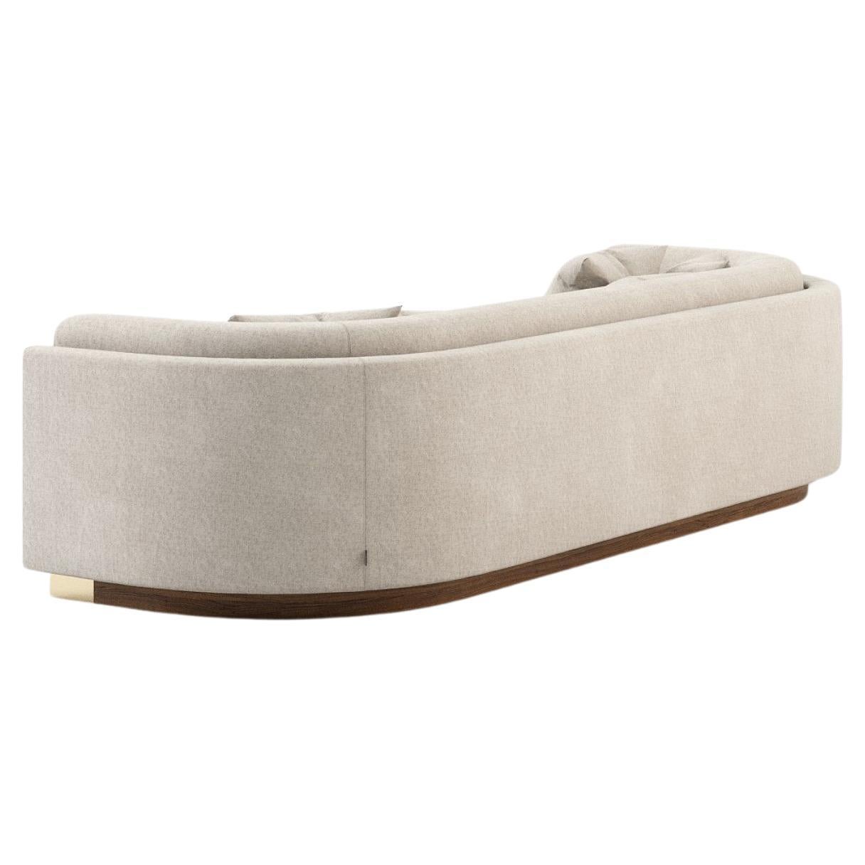 Contemporary Double Layered Back Sofa With Gold Detailing For Sale at ...