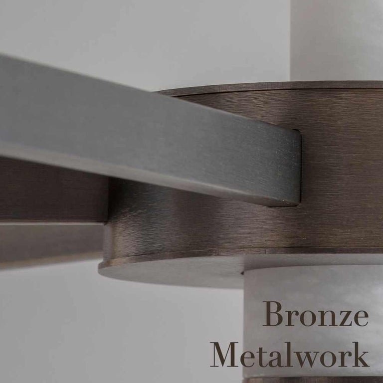 Contemporary Bronze Double Stem Wall Light by Tigermoth Lighting For ...