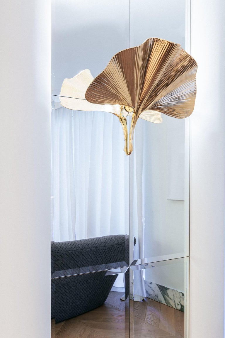 Contemporary Eden Wall Lamp in Aluminium by Altreforme at 1stDibs