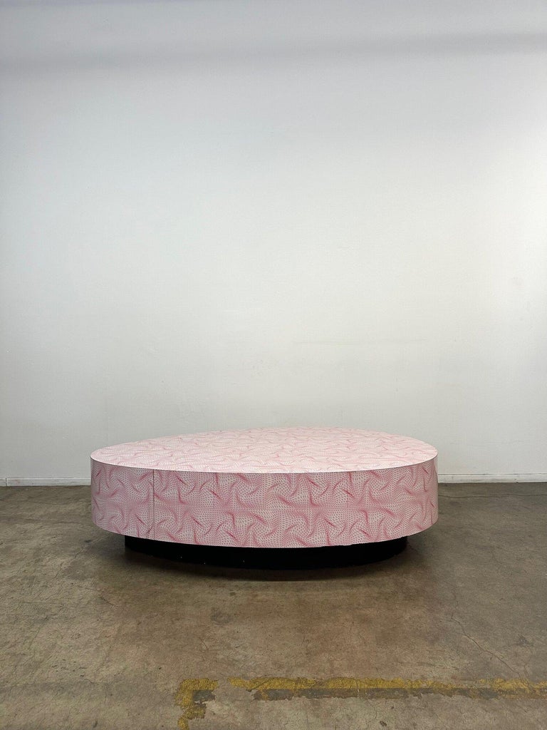 Contemporary Egg Shape Coffee Table For Sale at 1stDibs